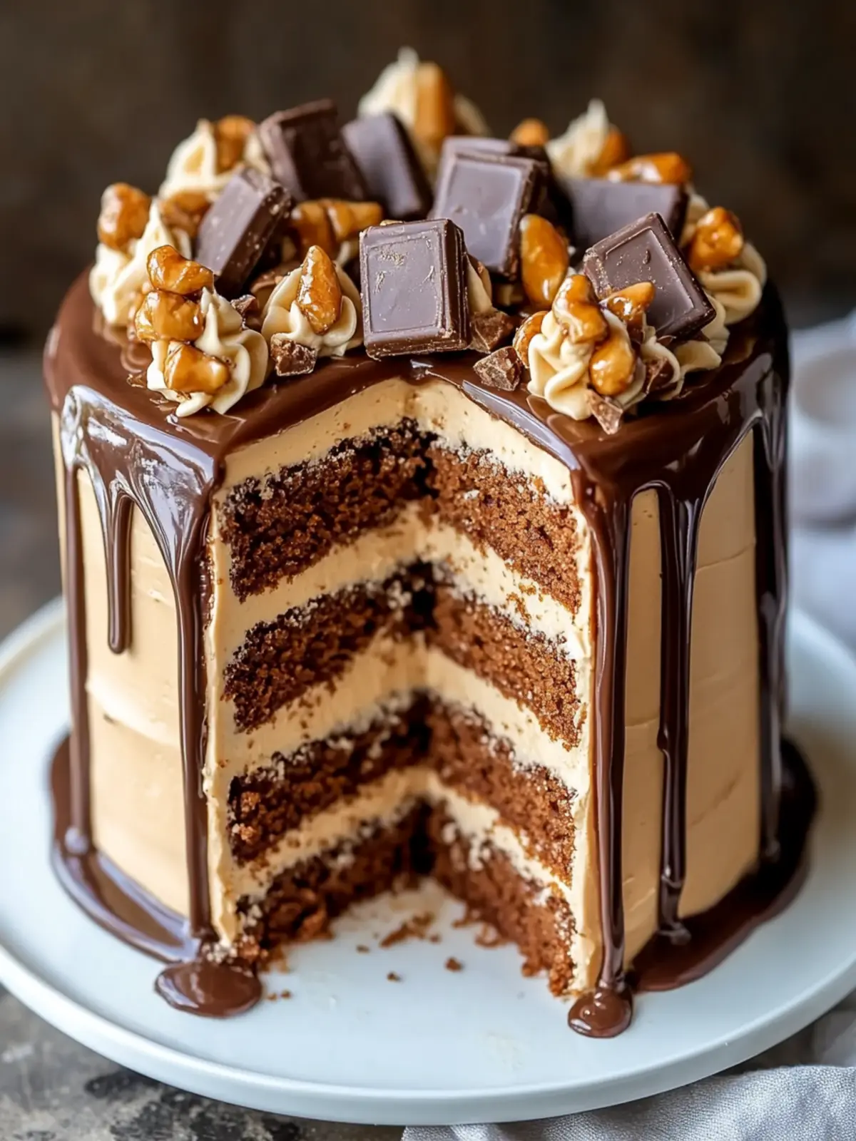 Ultimate Snickers Cake: A Delicious Homemade Indulgence