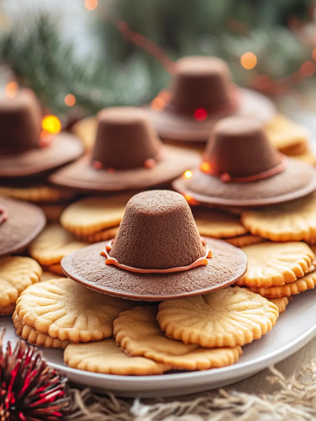 Irresistible No-Bake Pilgrim Hat Cookies for Thanksgiving