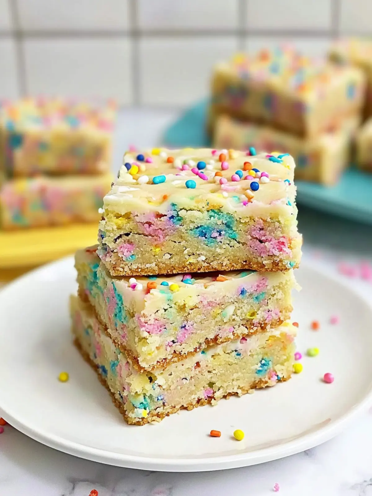 Irresistible Funfetti Cake Mix Cookie Bars for Any Occasion